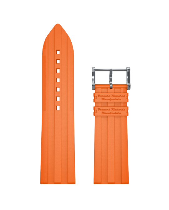 Orange rubber strap