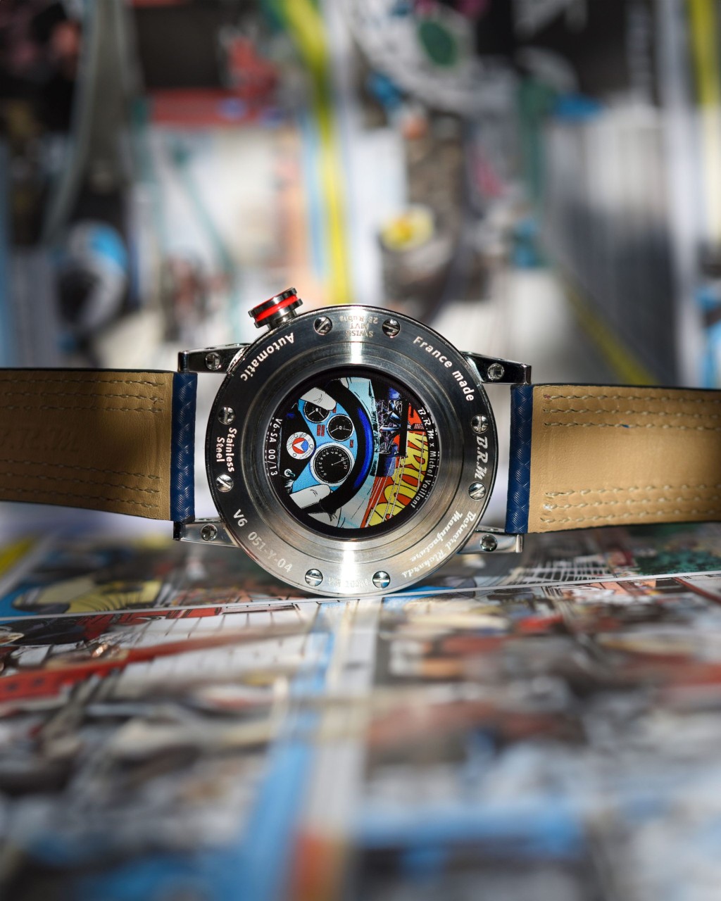 B.R.M Chronographes and Michel Vaillant form new ties
